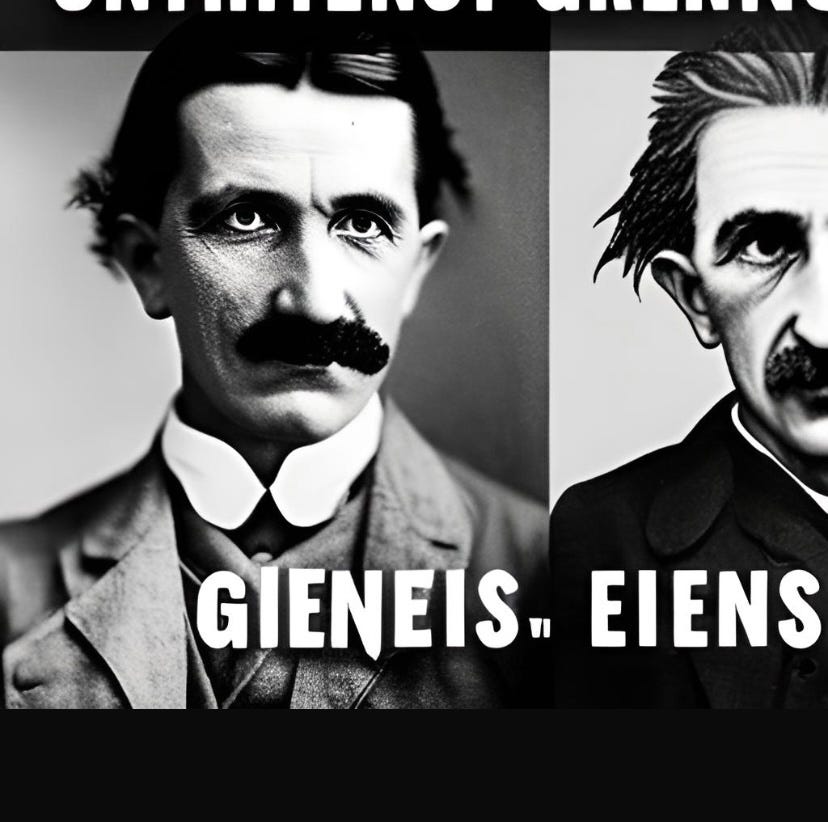 “Uniting Genius: A Collaboration between Einstein and Tesla” | by ...