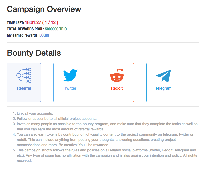 Tripio Bounty Program is Here!. 📣ATTN Everyone! We are hosting a… | by ...