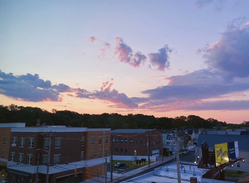 Blog Post #2. This photograph is presenting a sunset… | by ...