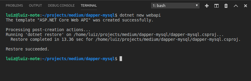 Core Dapper Mysql Neste Post Vamos Analisar Como… By Luiz Oliveira Medium