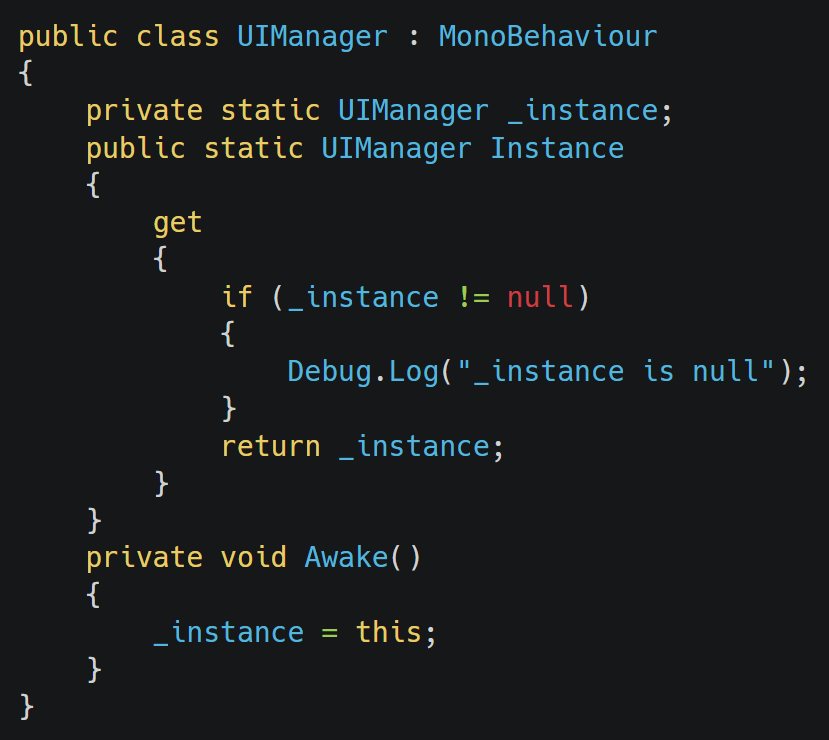UI Manager Setup. To start off with, use a singleton… | by Josh Watts | Medium