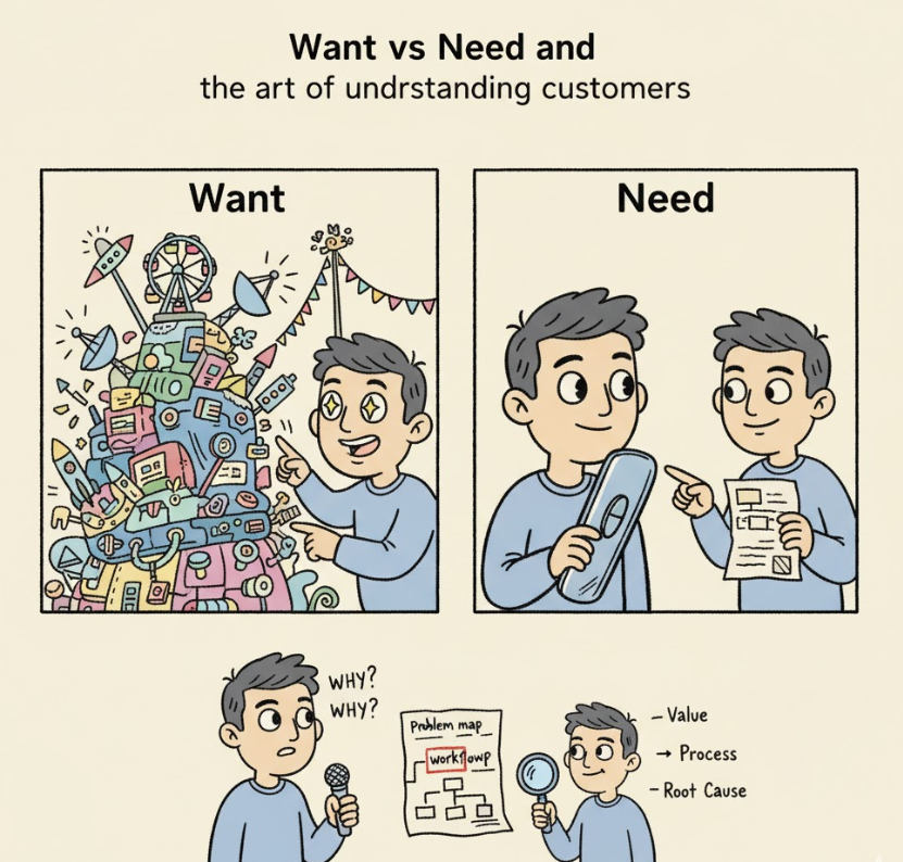Want vs Need และศิลปะในการเข้าใจลูกค้า | by Thotsawat J. | Nov, 2025 ...