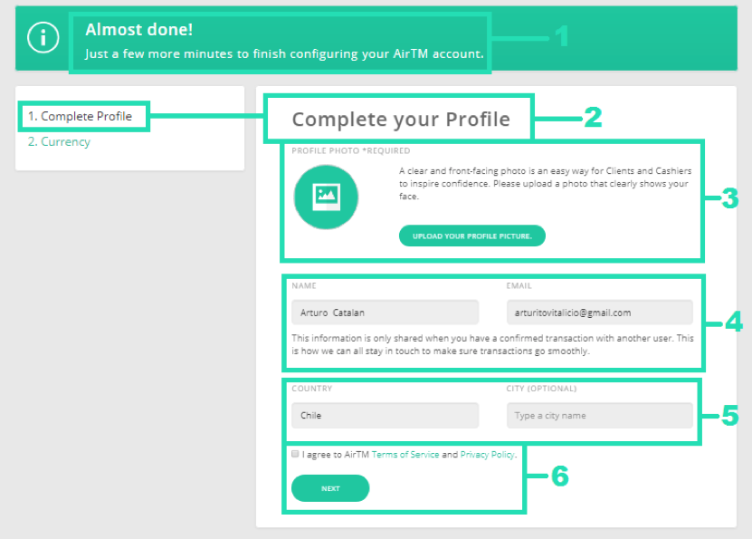Tutorial: Cómo configurar tu cuenta AirTM | by Airtm | Medium