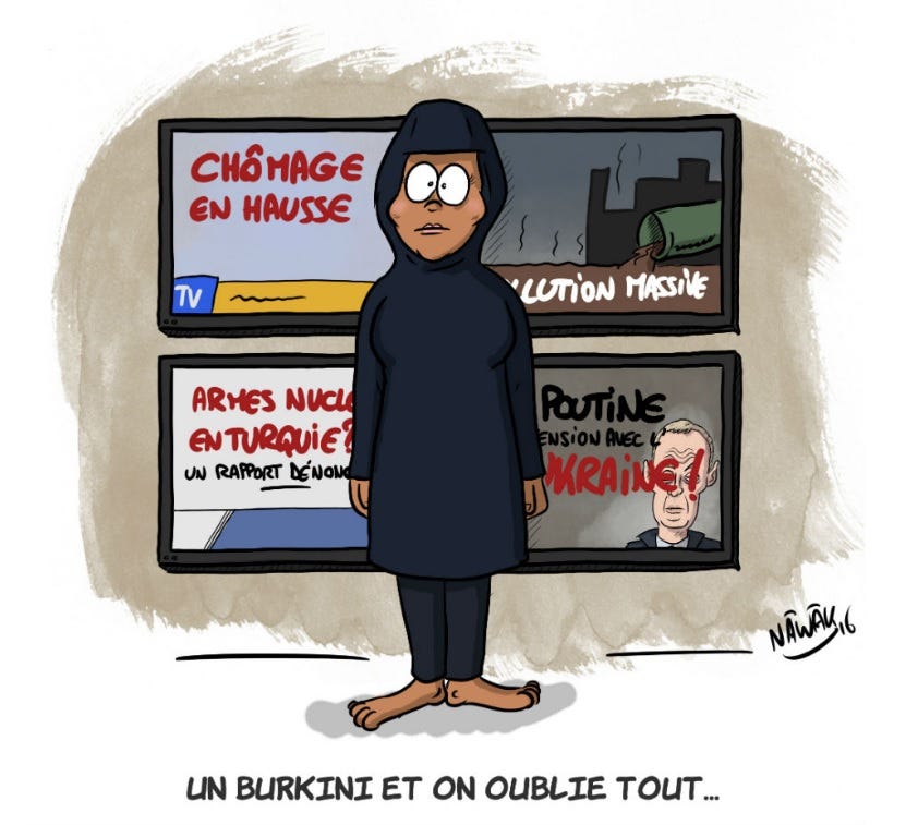 Burkini hides everything, not just women | by Nicolas Bello | Medium