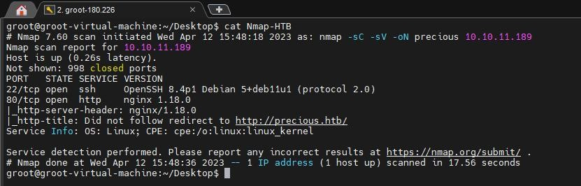 HTB-Precious. A detailed walkthrough for solving… | by Sinij Chapagain | Medium