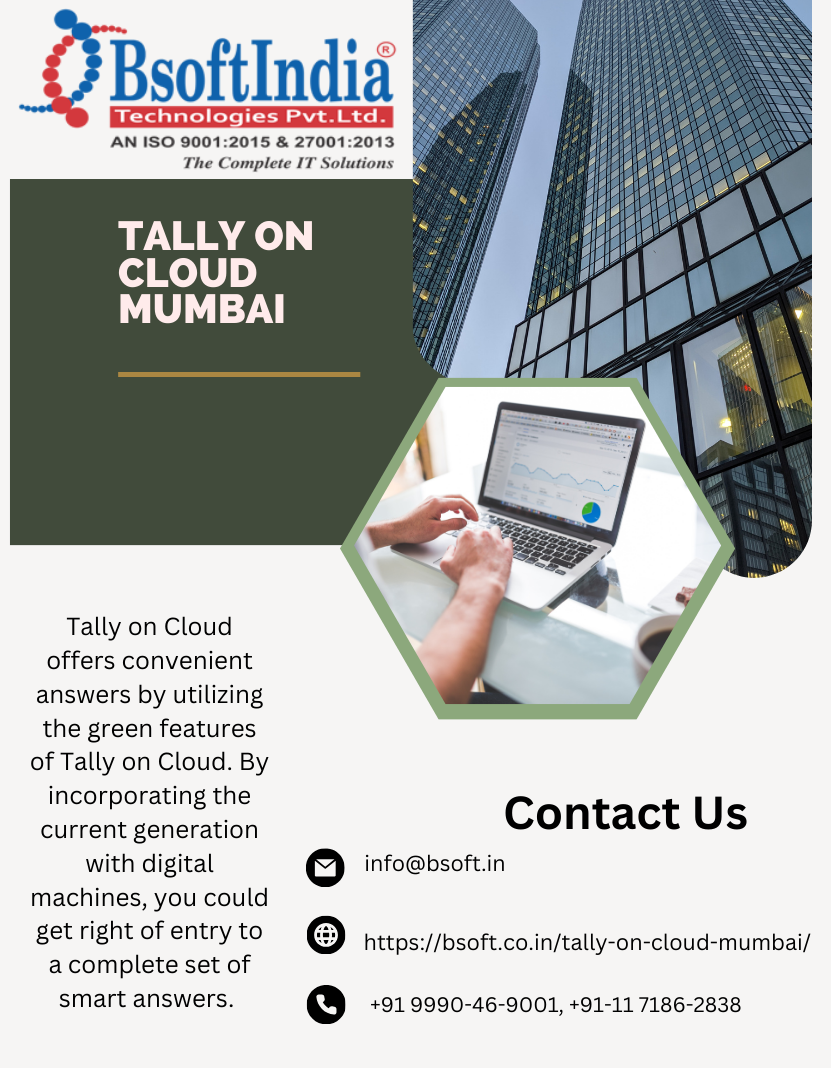 Best services of Tally on cloud mumbai | Bsoft India | by Pooja Bsoft ...