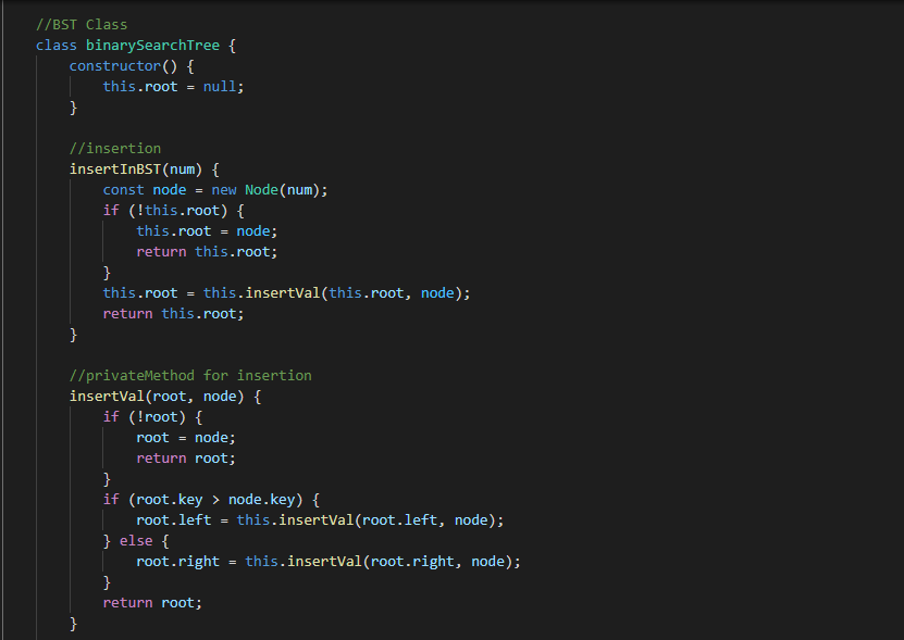 BST — Insertion and traversal Methods(DFS or Depth First Search ...