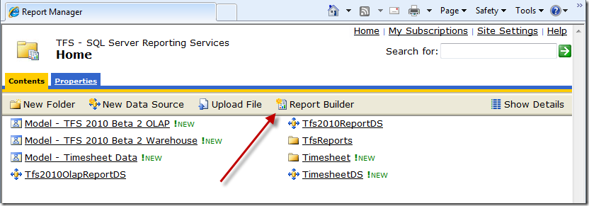 How to Point to Report Builder 2.0 in SQL 2008 Reporting Services | by Ed Blankenship ...