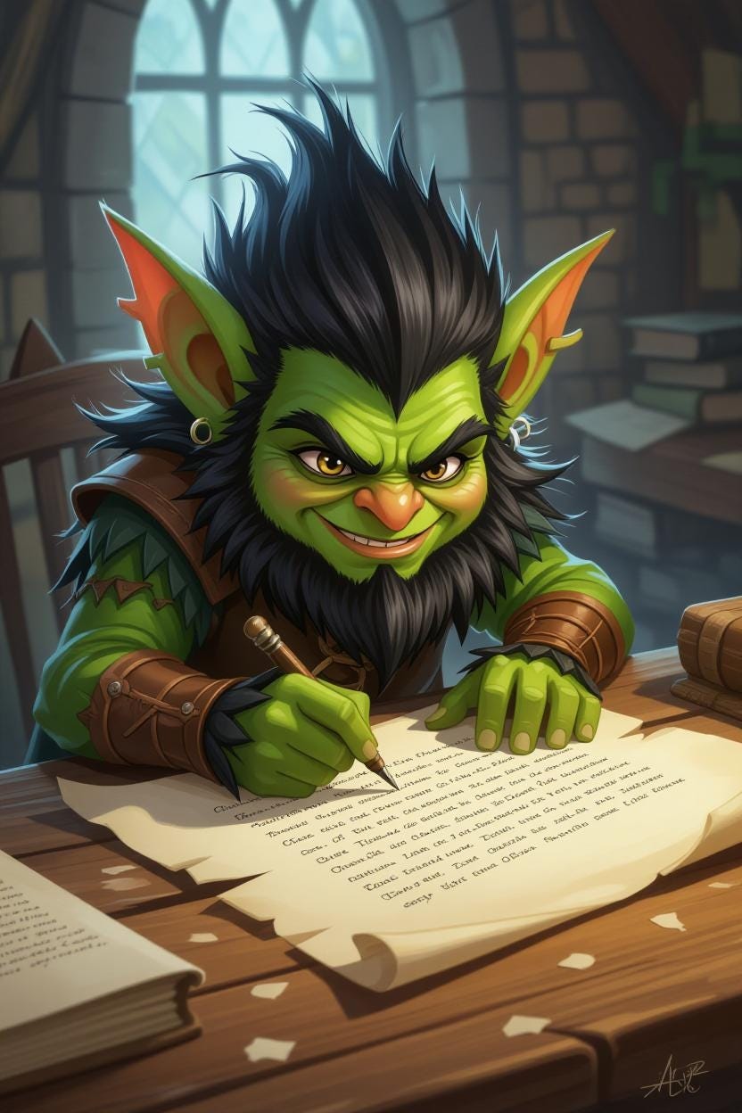 The Grammar Goblin: When Your Reader is a Narcissist and Your Prose Is ...