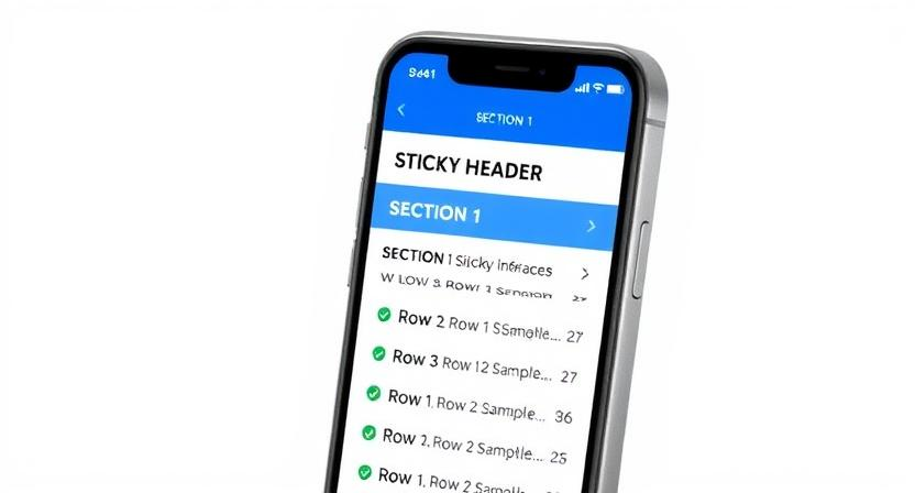 How to Create a Sticky Header in UITableView | by Garejakirit | Medium