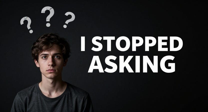 I Stopped Asking “Why Me?”. The silence answered | by Human Upgrade ...