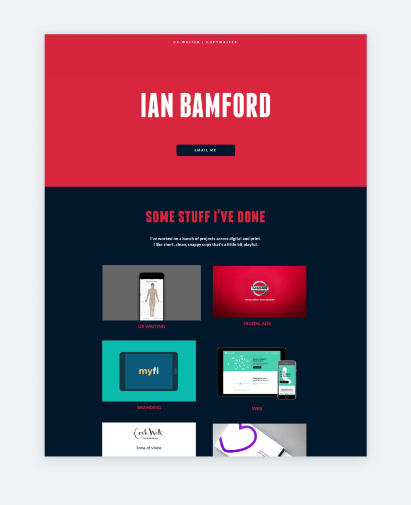 UX Writing Portfolio Examples +Tips | by Yasin Shaikh | Medium