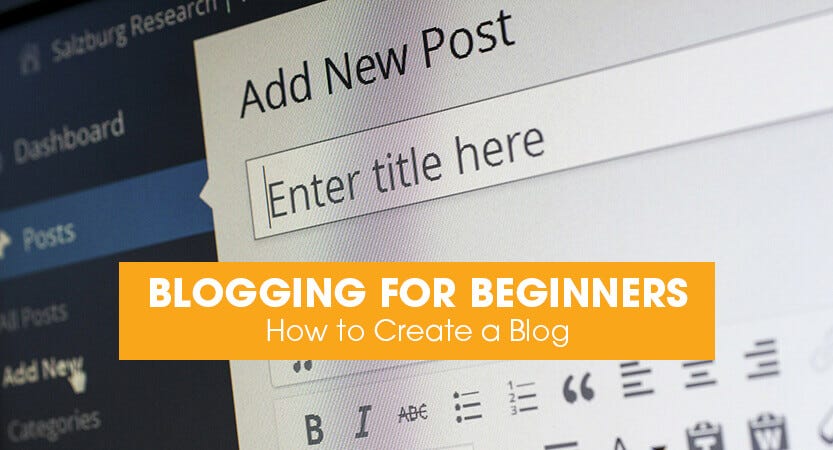 Blogging for Beginners: How to Create a Blog | by Mike Grindley | Medium