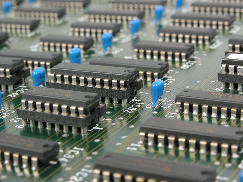 Inside Integrated Circuit Chip