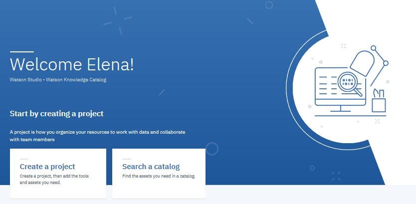 Watson Studio Overview for Analytics Managers | by Elena Lowery | Medium