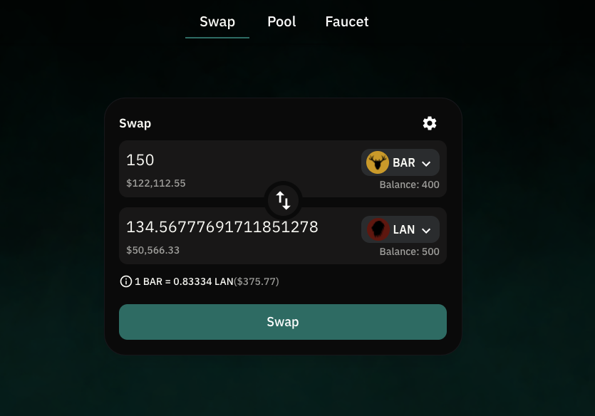 Documents Starkswap. Caractéristiques | by Criko | Medium