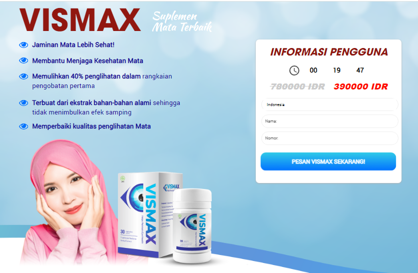 Vismax Kapsul Efektif untuk Pemulihan Penglihatan, Ulasan, Harga ...