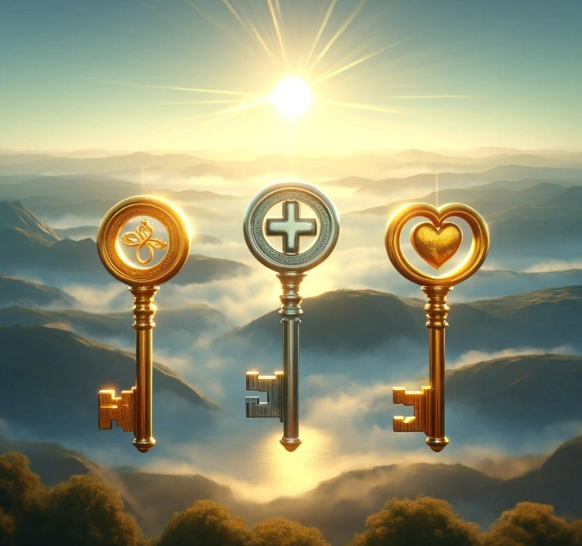 Three Keys to a Positive Life. Three fundamental factors contribute to ...