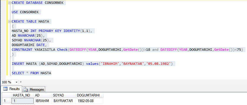 SQL Constraint Nedir?. SQL Constraint Nedir? | by buse köse | Medium