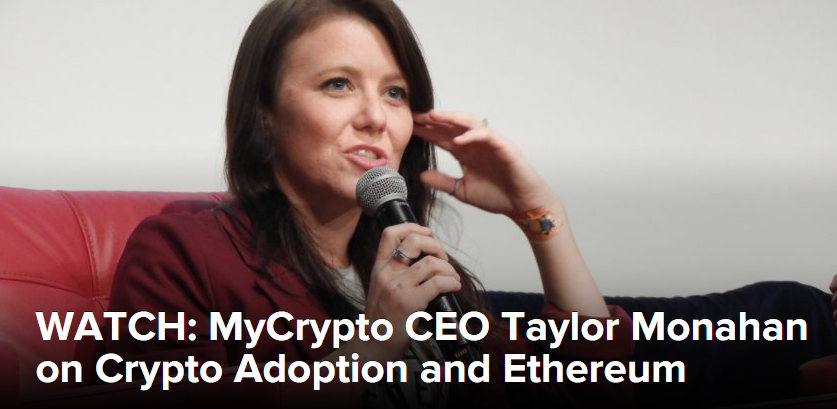WATCH: MyCrypto CEO Taylor Monahan on Crypto Adoption and Ethereum | by ...