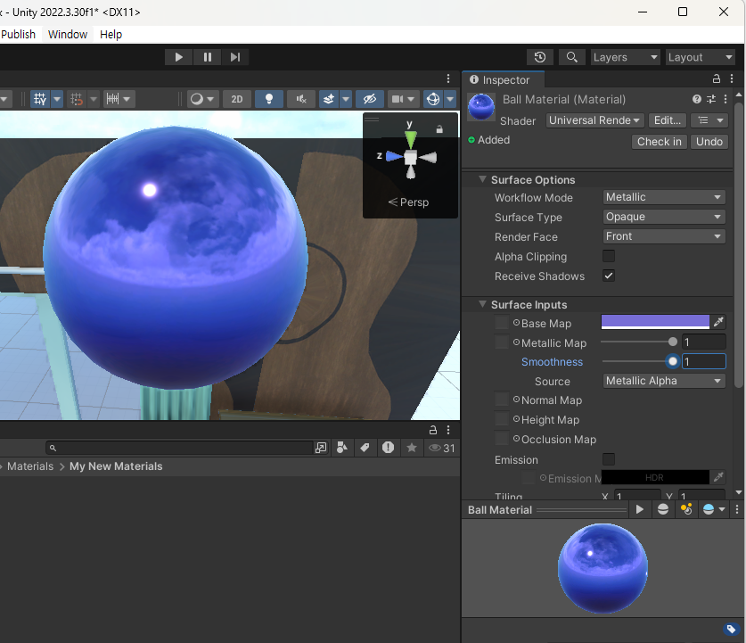 At Unity 3D_ Drag your own Prefabs, How to create your own new 3D material and adjust its ...