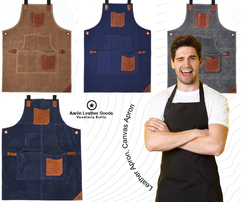 Crafted Culinary Comfort: Unveiling the Beauty of Leather and Canvas ...