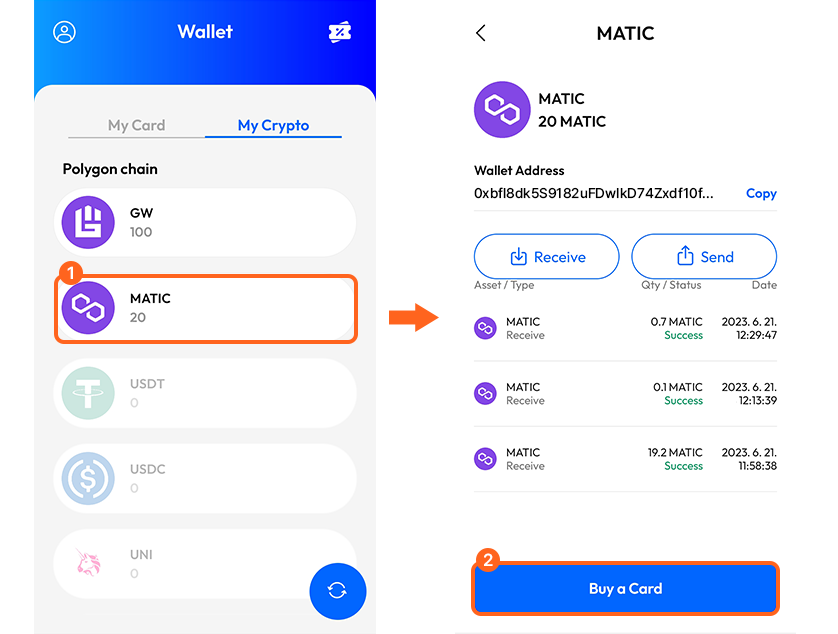 [User Guide] How to buy a card with tokens | by Barago | Medium