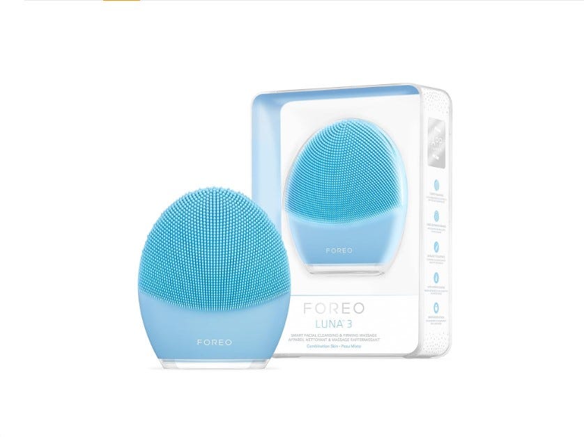 FOREO Luna 3 Facial Cleansing Brush | Anti Aging Face Massager ...