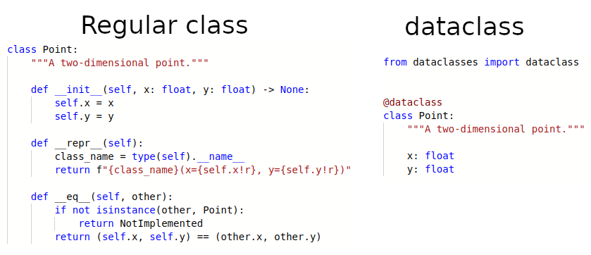 Data Classes — Chapter 8 Implementing Immutable Records With