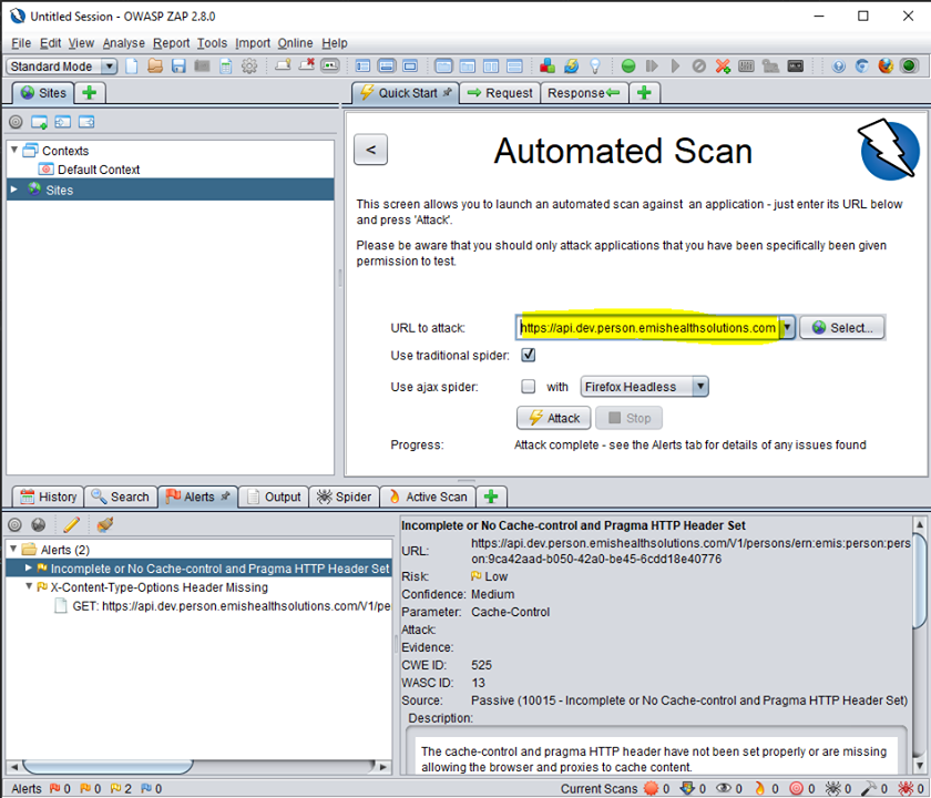 Api Web Application Security Scan Using Owasp Zap In Jenkinsaws Code Build By Karthick S