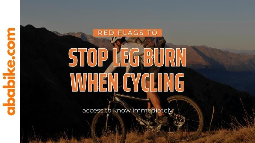 How to Stop Leg Burn When Cycling? Prevent Lactic Acid Buildup | by ABA ...