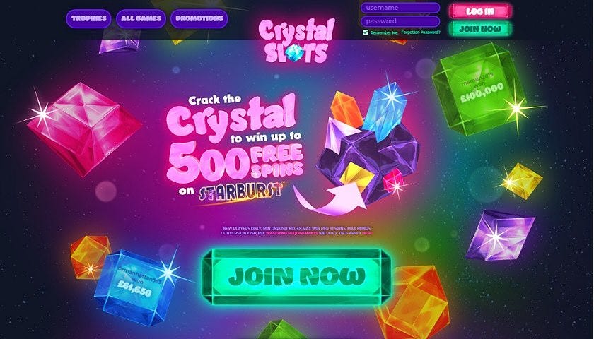 Crystalslot | by slotsoff | Medium
