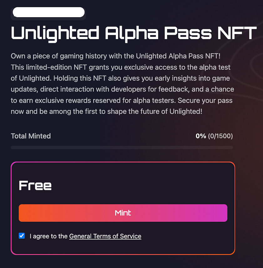 Unlighted Alpha NFT Pass Set to Launch on September 10th | PlayToEarn