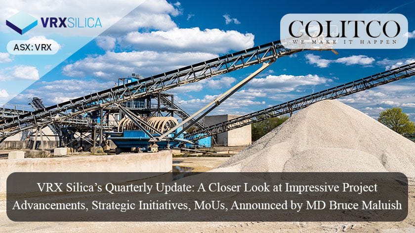 VRX Silica’s Quarterly Update: A Closer Look at Impressive Project ...