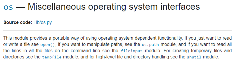 Python — Creating a directory. Objective: Utilize the OS module to ...