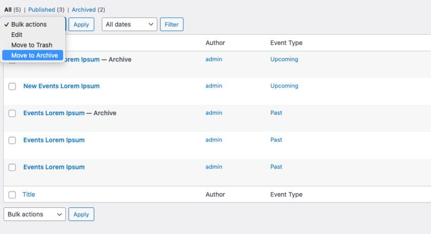 Adding A Custom Bulk Action In Wordpress List Tables By Tutorials Website Medium