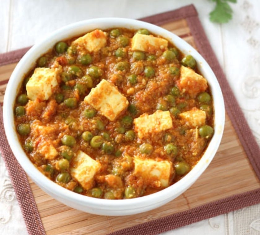 Matar Panner Recipe - Foodzonepix - Medium