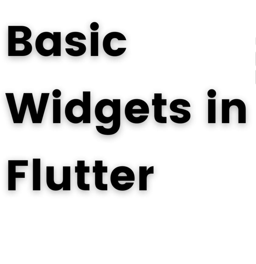 8 Widgets de base pour flutter. https://docs.flutter.dev/development/ui/… | by Oumar fall | Medium