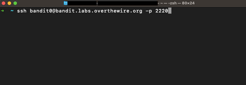 Bandit CTF. Bandit Level 0 | by Jeel Makwana | Medium