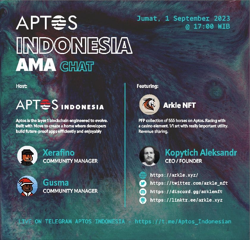 Aptos Indonesia x Arkle. AMA Chat. | by Aptos Hot News | Medium