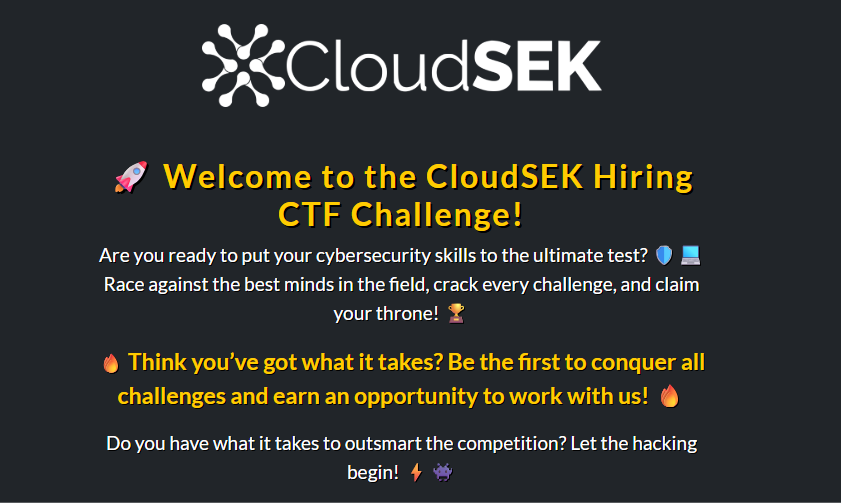 CloudSEK Hiring CTF Dec 2025: My Complete Walkthrough | by Zaid Arif | Dec, 2025 | Medium
