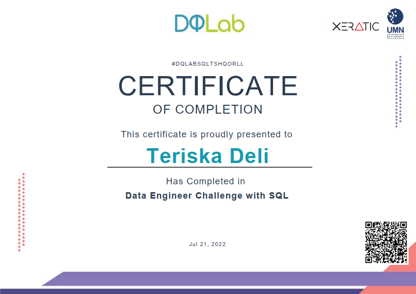 Data Engineer Challenge with SQL. by Xeratic and DQLab | by Teriska ...