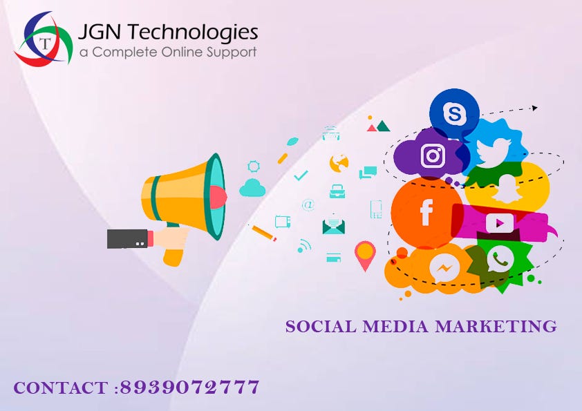 Social media marketing - JGN Technologies - Medium