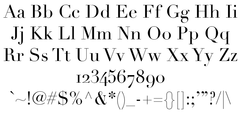 Didot Italic
