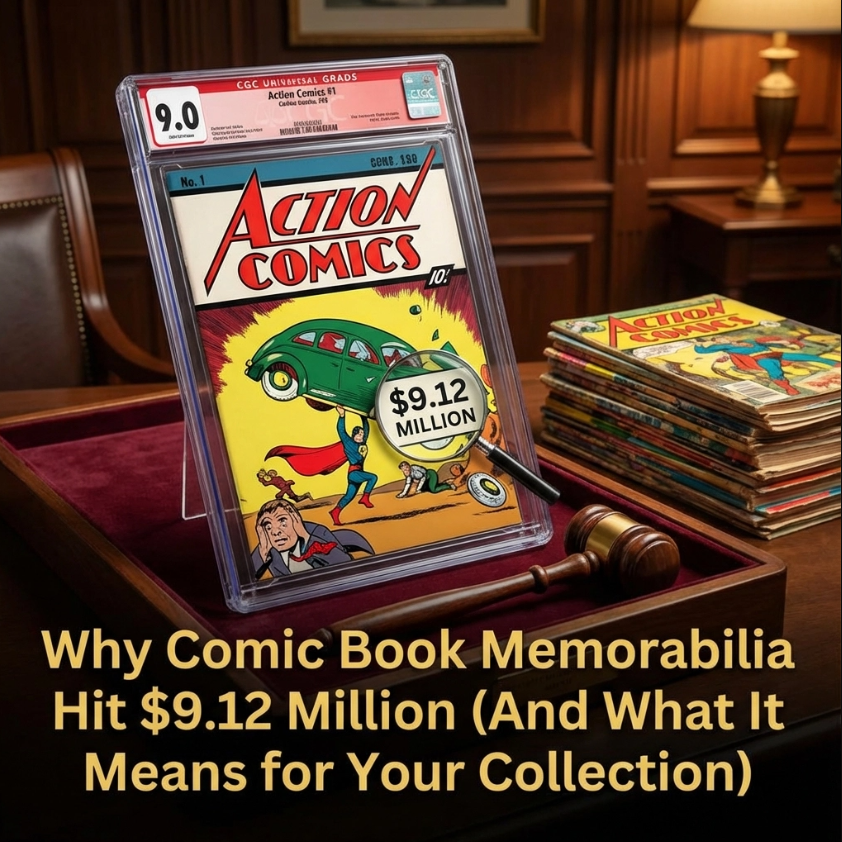 Why Comic Book Memorabilia Hit $9.12 Million (And What It Means for ...