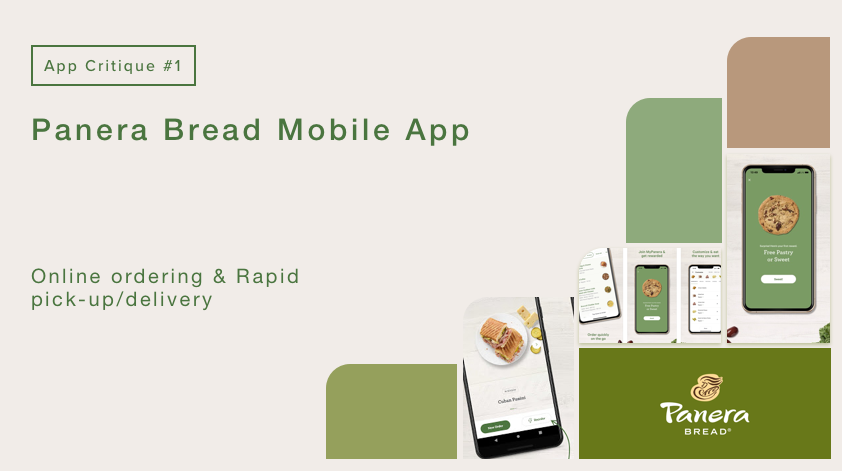 App Critique #1: Panera Bread Mobile App | by Siyu's Newsletter | Medium