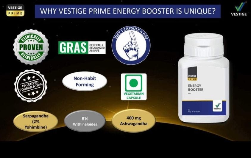 Vestige Prime Energy Booster. Vestige Prime Energy Booster is a… | by ...