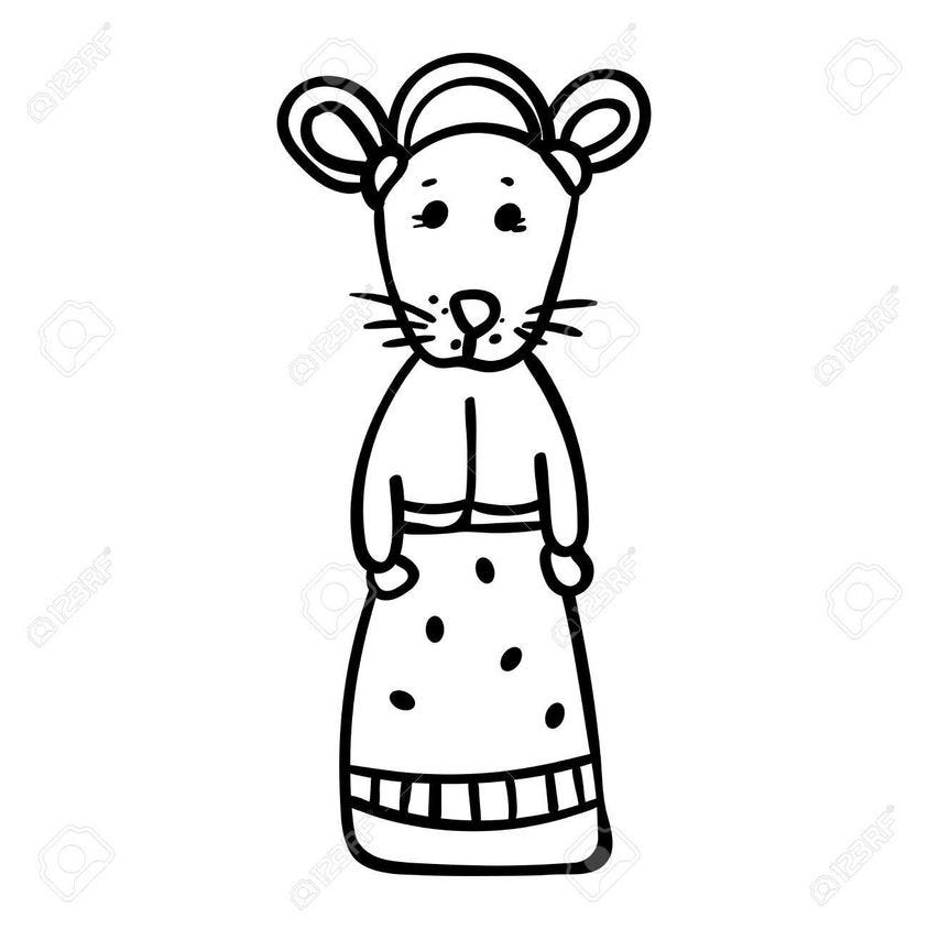 THE MOUSE WOMAN. ‘Old Folks said keep a clean House, | by Pat Chaney ...
