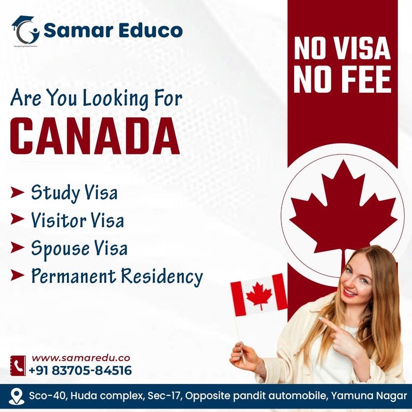 Canada Visa Expert In Yamunanagar - SAMAR EDUCO - Medium