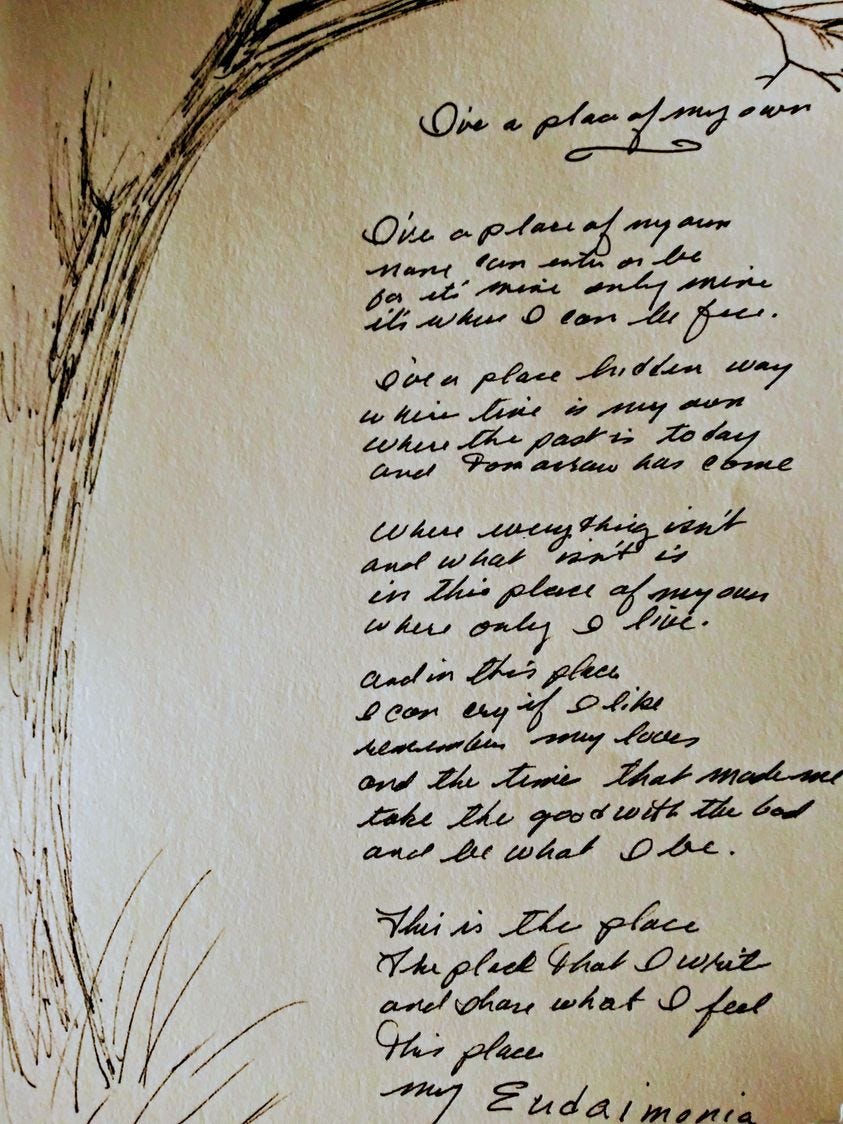 I’ve a Place of My Own. Prose, prose-poem, and verse sharing… | by ...